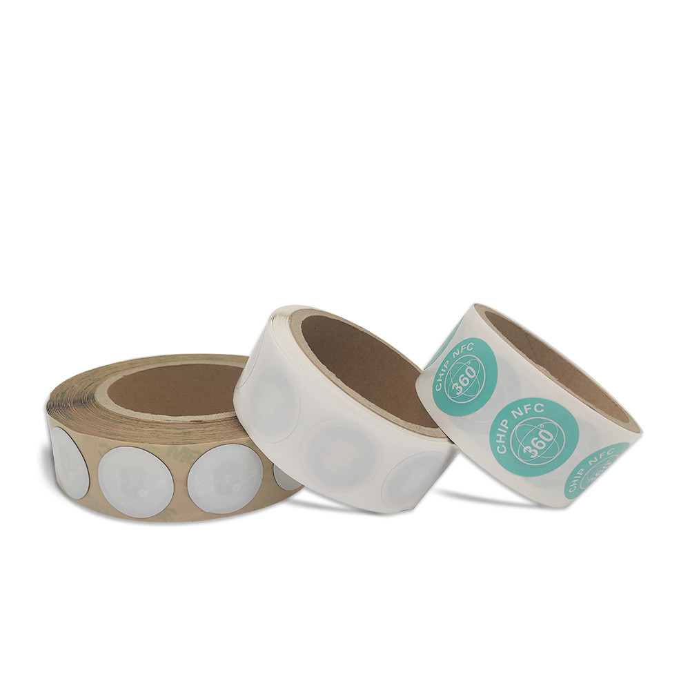 Customization RFID NFC Tags Diameter 35mm White NFC Tags